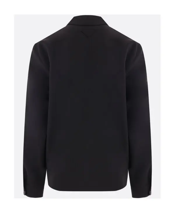 Prada Long-sleeved Zip-up Jacket - Black