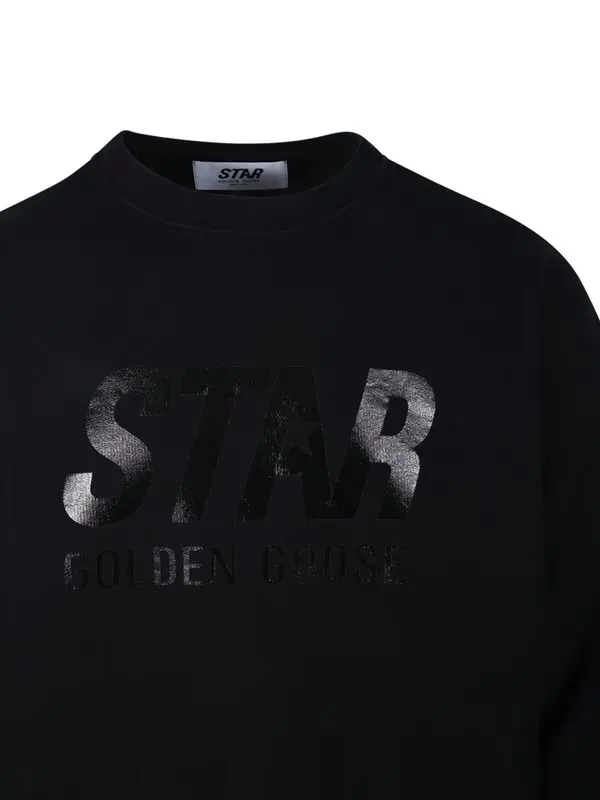 GOLDEN GOOSE Crewneck Sweatshirt With Logo Print