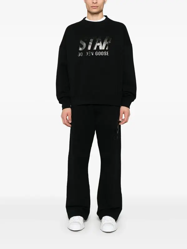 GOLDEN GOOSE Crewneck Sweatshirt With Logo Print
