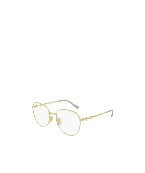 Gucci Round Frame Eyeglasses - White