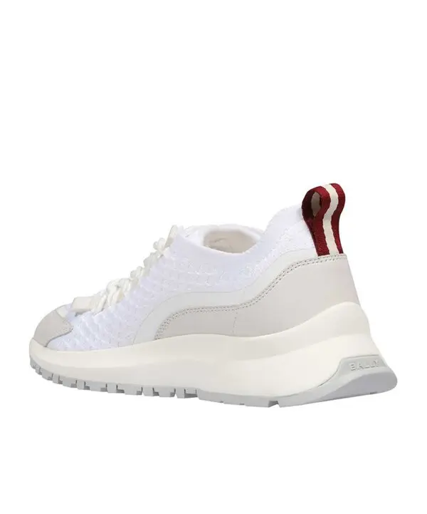 Bally Daryel Mesh-panel Lace-up Sneakers - White
