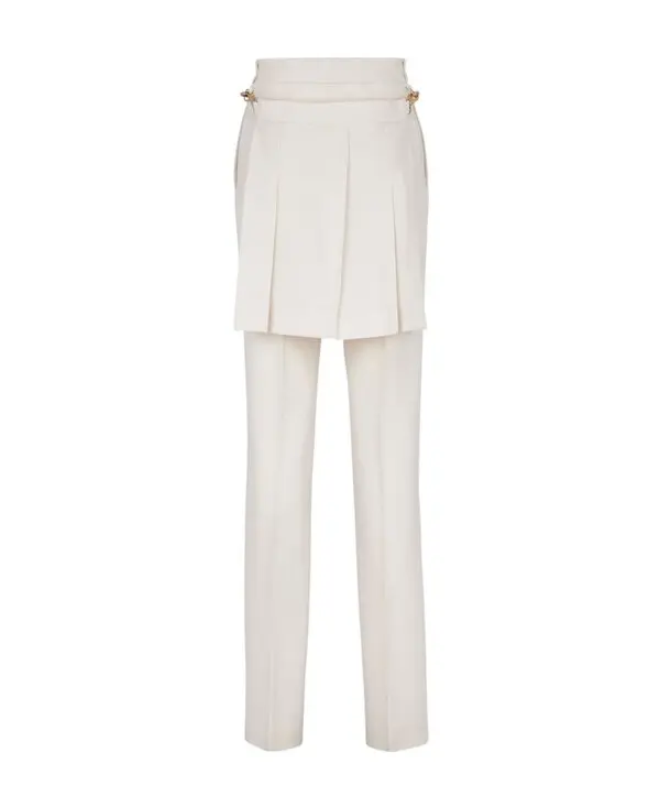 Fendi Pleated Detail Cigarette Trousers