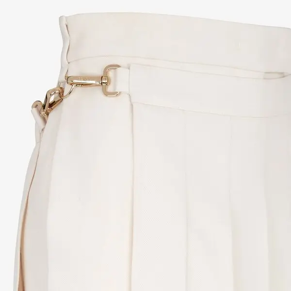 Fendi Pleated Detail Cigarette Trousers