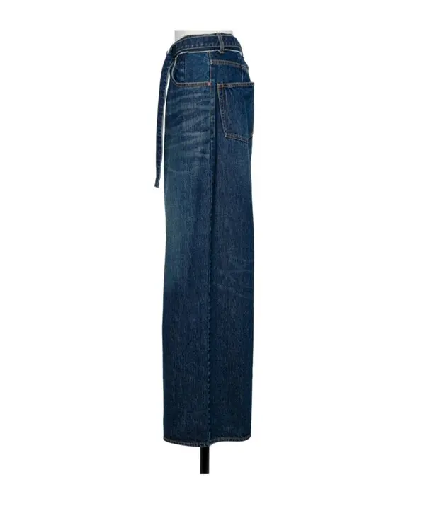 Sacai Wide Belted Jeans