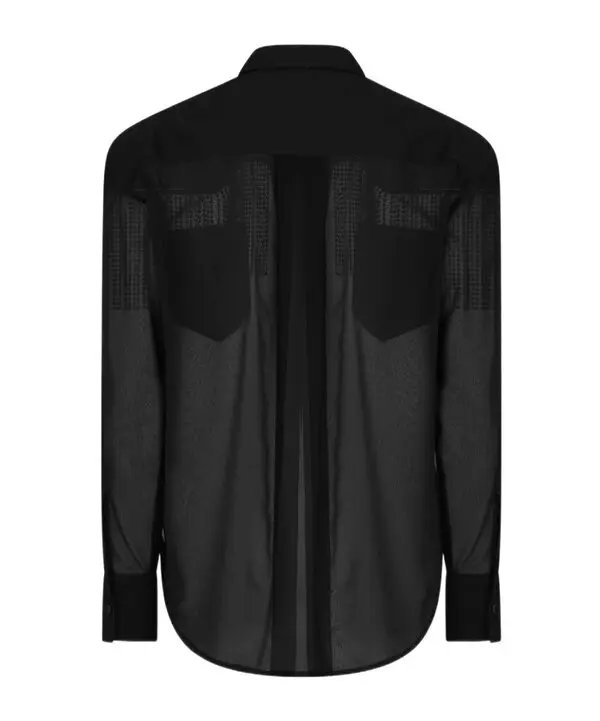 Dsquared2 Fringed Long-sleeved Shirt