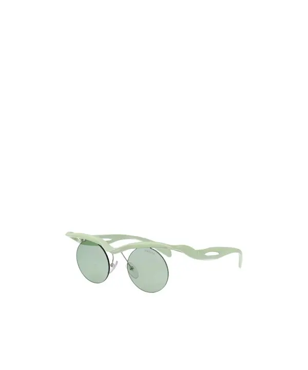 Prada Round Frame Sunglasses - Green