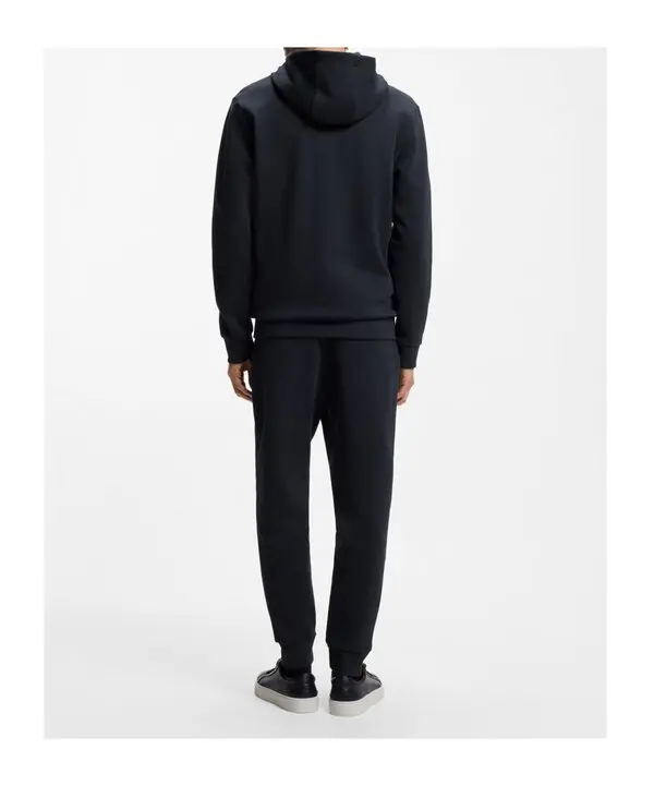 Hugo Boss Boss Double B Monogram Zip-up Hoodie - Dark Blue