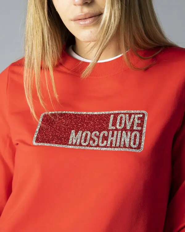 Moschino Round Neck Logo Sweater