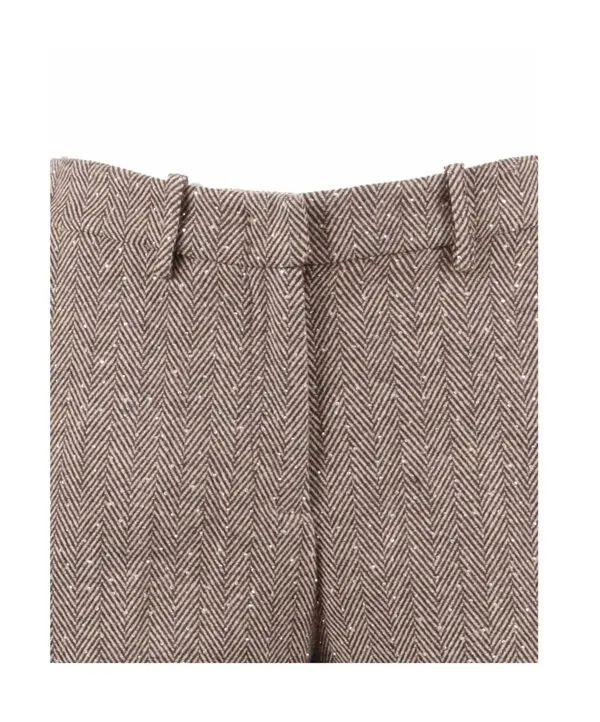 Ermanno Scervino Herringbone Trousers