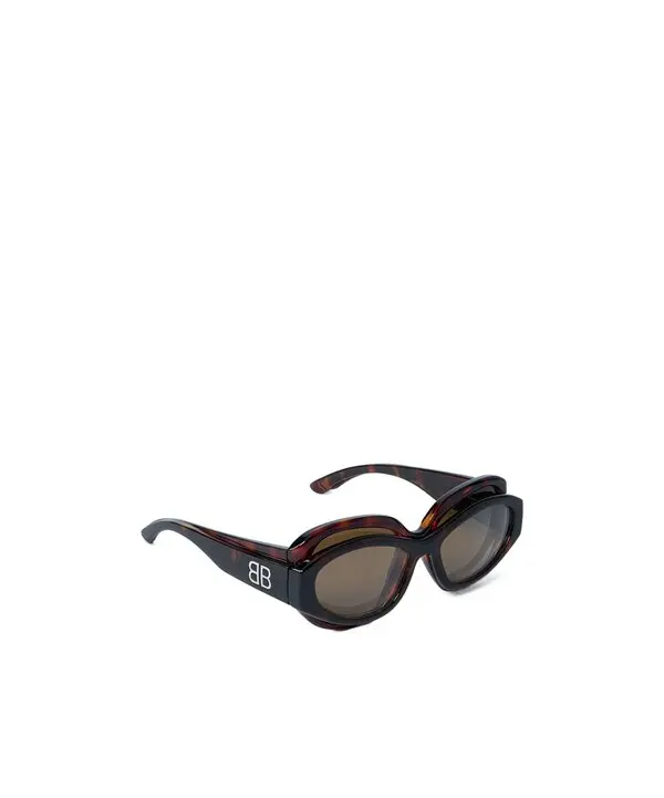 Balenciaga Superbusy Geometric Frame Sunglasses
