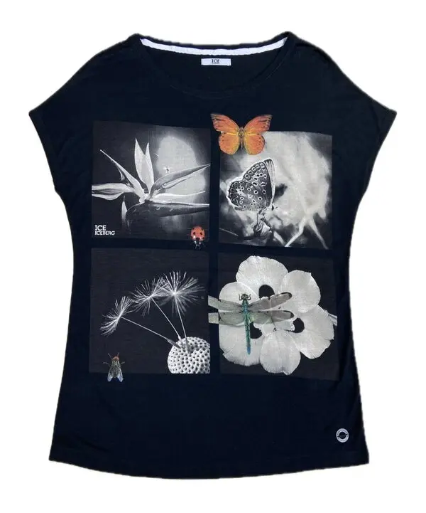 Iceberg Printed T-shirt - Black