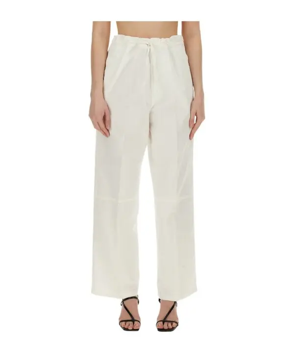 Victoria Beckham Drawstring Straight Leg Trousers