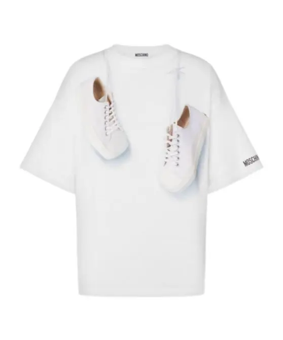 Moschino Printed Organic Cotton T-shirt