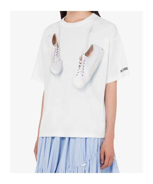 Moschino Printed Organic Cotton T-shirt