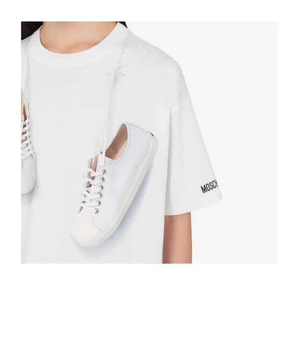 Moschino Printed Organic Cotton T-shirt