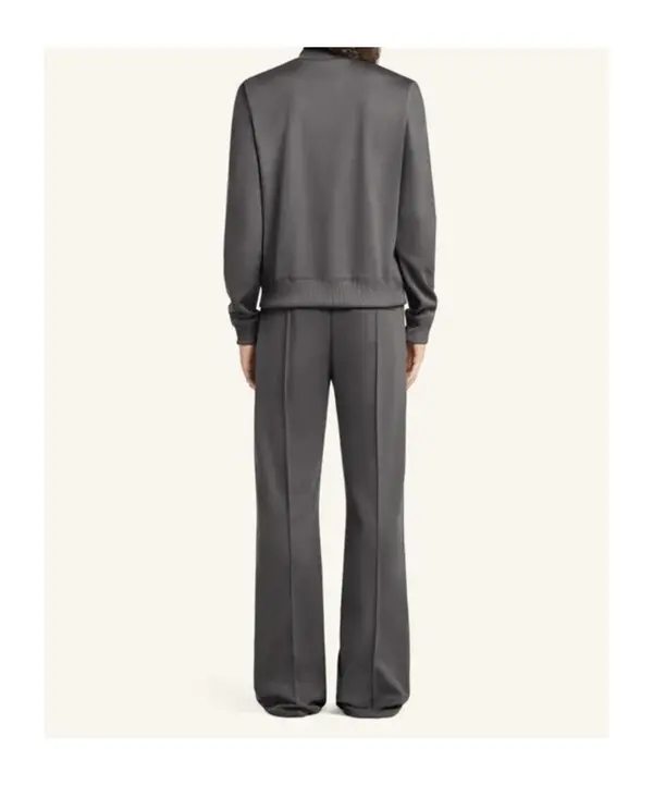 COURREGES Zip Logo Track Pants - Carbon Black