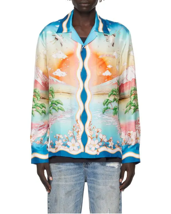 Casablanca Scenic Print Shirt - Multicolor