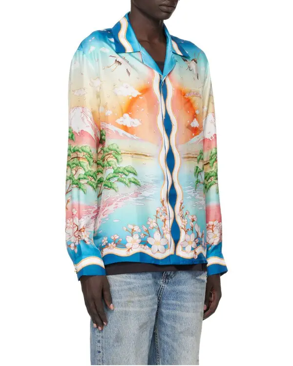 Casablanca Scenic Print Shirt - Multicolor