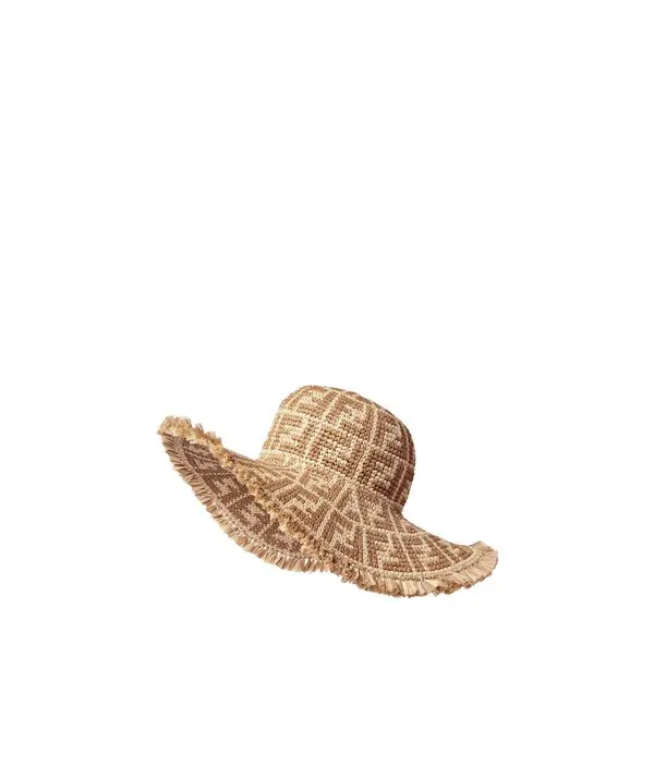 Fendi Wide-brimmed Hat - Light Brown