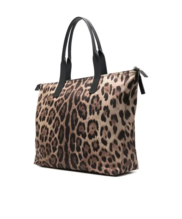 Dolce & Gabbana Leopard Printed Tote Bag - No