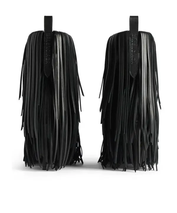 Balenciaga Avenue Fringed Pointed Toe Boots