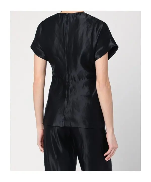 LOULOU STUDIO Peroli Silk-blend Top