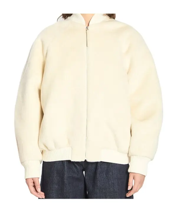 Jacquemus Le Blouson Pilu Zip-up Jacket - White