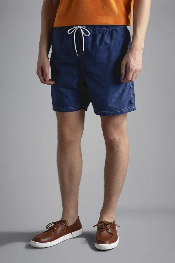 PAUL  SHARK Paul & Shark Textile Print Swim Shorts