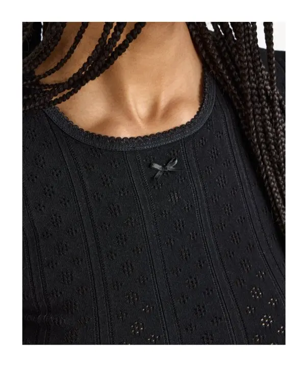 J.W.ANDERSON Short-sleeved Crewneck T-shirt - Black