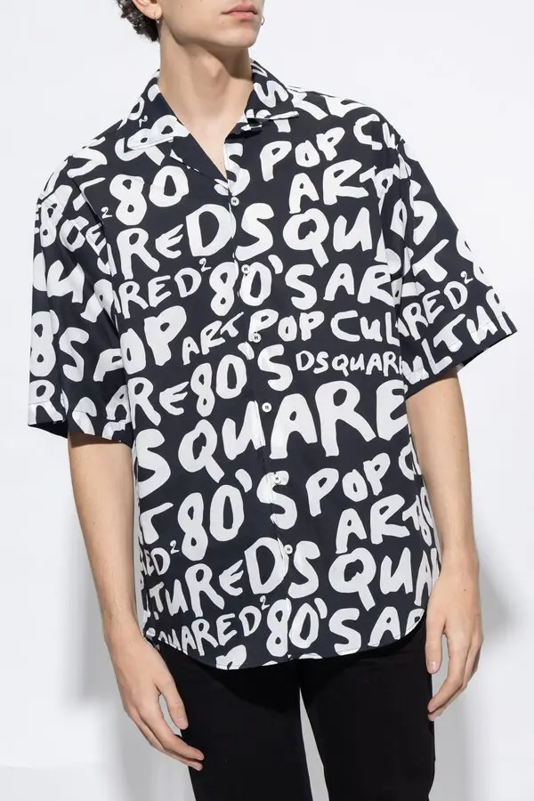 Dsquared2 80's Pop-printed Short Sleeved Shirt