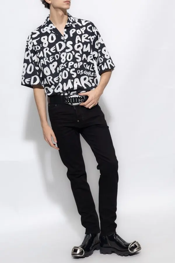 Dsquared2 80's Pop-printed Short Sleeved Shirt