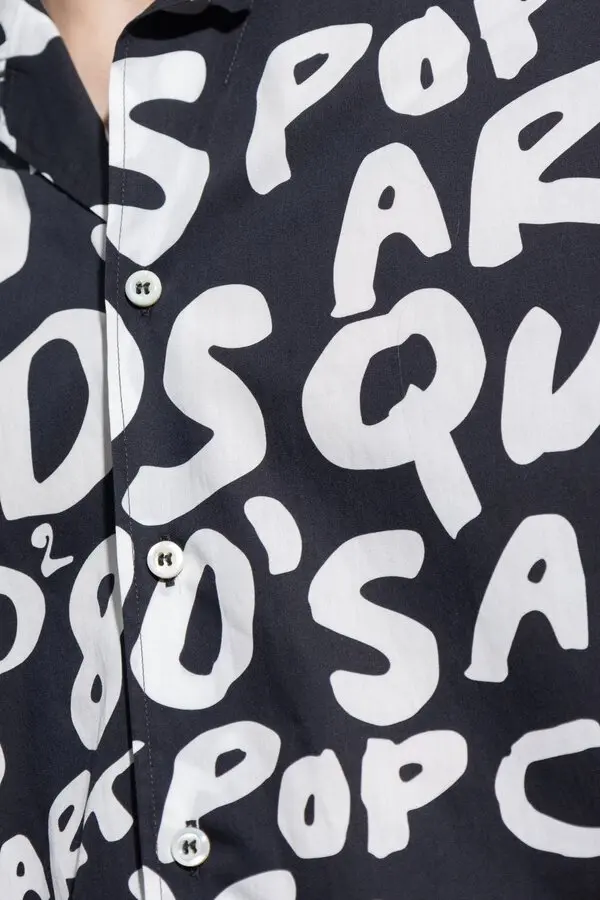Dsquared2 80's Pop-printed Short Sleeved Shirt