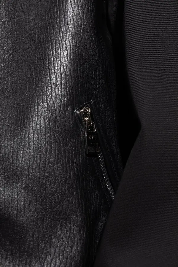 Alexander McQueen Contrasted Bomber Jacket