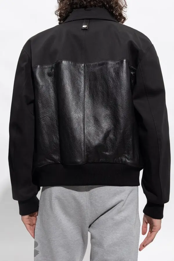 Alexander McQueen Contrasted Bomber Jacket
