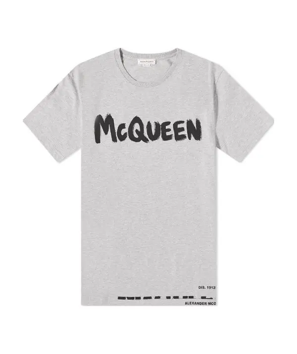 Alexander McQueen Logo Printed Crewneck T-shirt