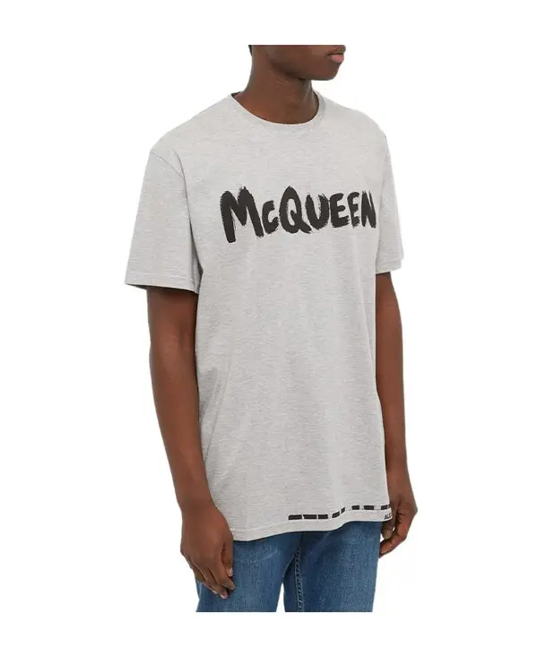 Alexander McQueen Logo Printed Crewneck T-shirt
