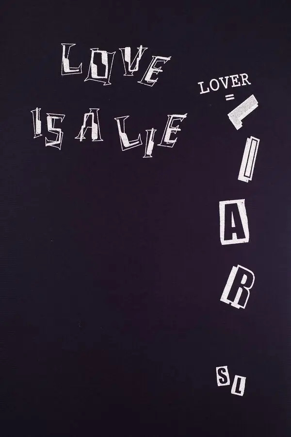 Saint Laurent Letter Printed T-shirt