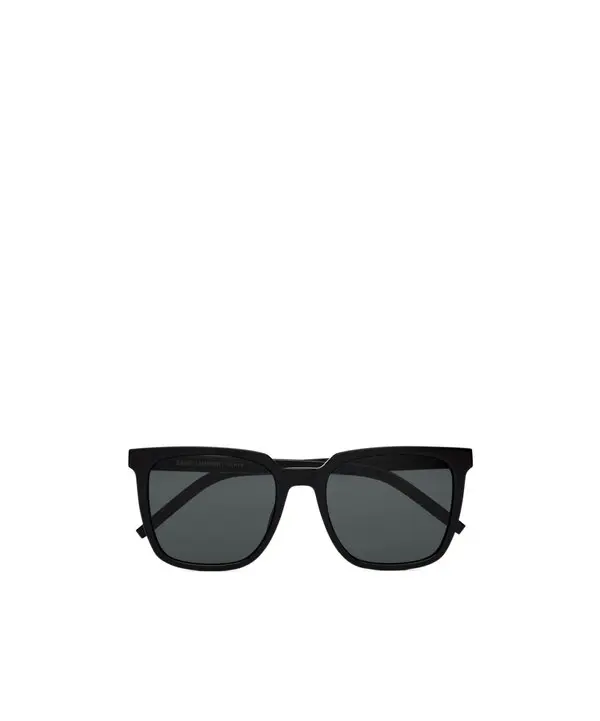 Saint Laurent Logo Sunglasses - Black