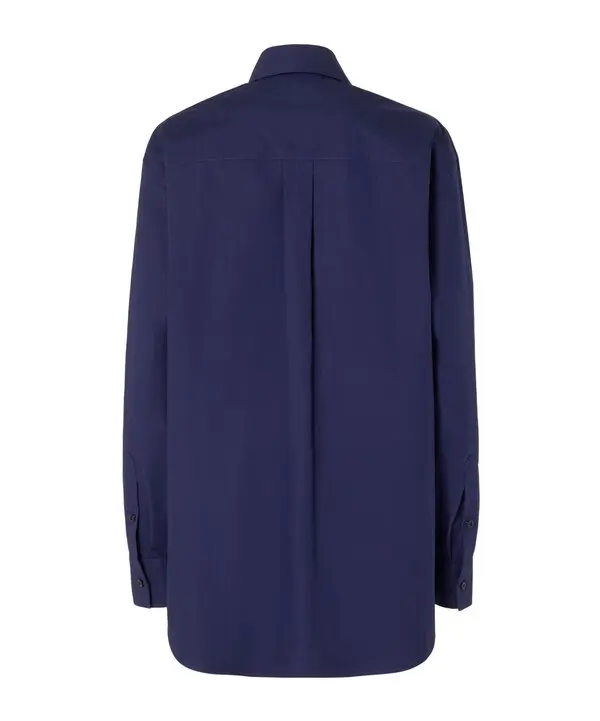 Fendi Long Sleeved Shirt With Cut-out Detail - Blue