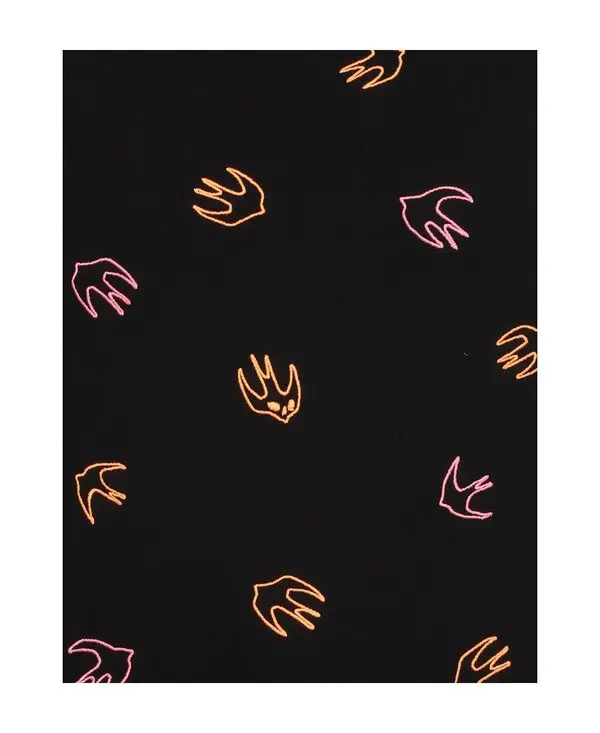 Alexander McQueen Swallow Embroidered Hooded Sweater