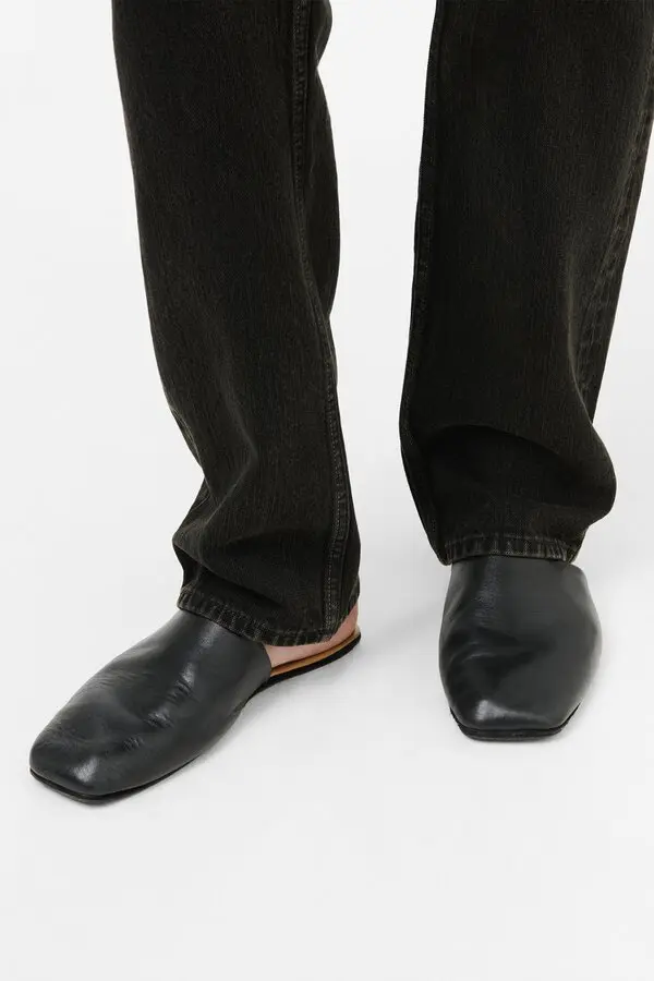 Our Legacy Cigarr Slipper Mules - Dark