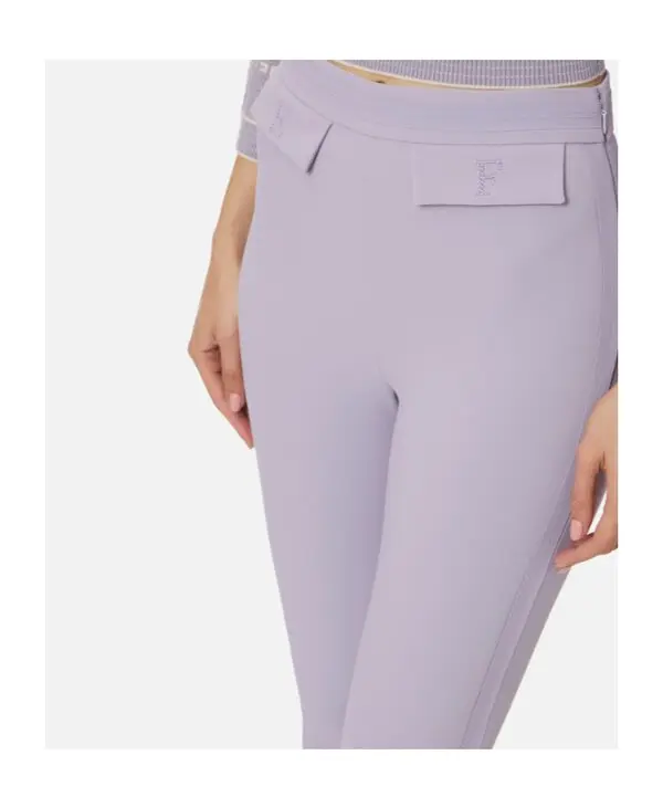 Elisabetta Franchi Logo Detail Trousers