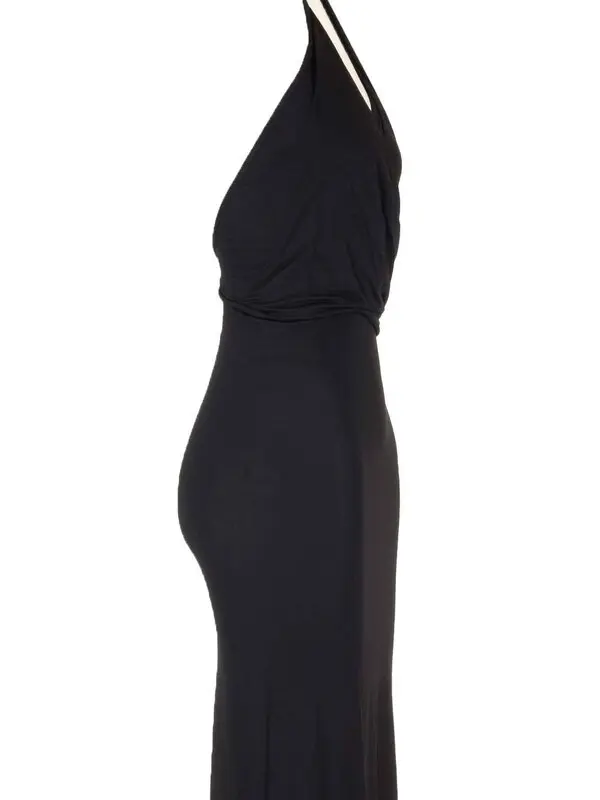 Rick Owens Sleeveless V-neck Midi Dress
