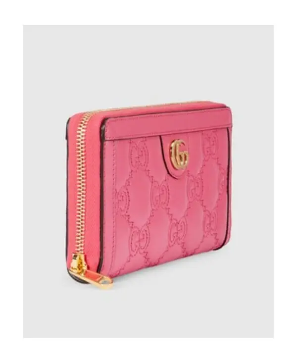 Gucci Gg Matelassé Zip-around Wallet