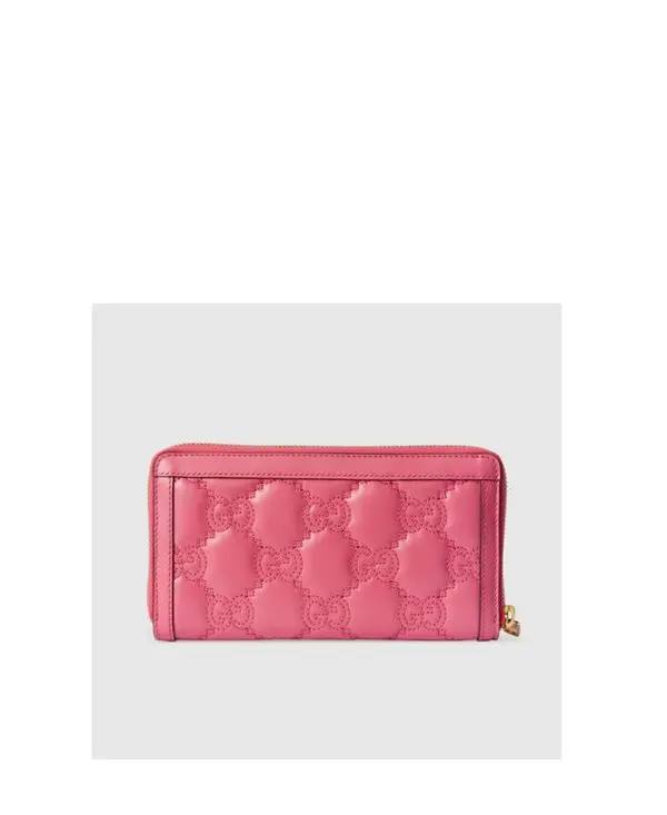 Gucci Gg Matelassé Zip-around Wallet