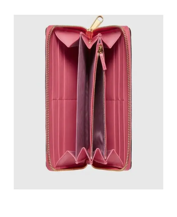 Gucci Gg Matelassé Zip-around Wallet
