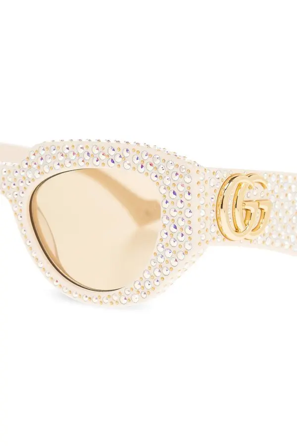 Gucci Embellished Cat-eye Frame Sunglasses