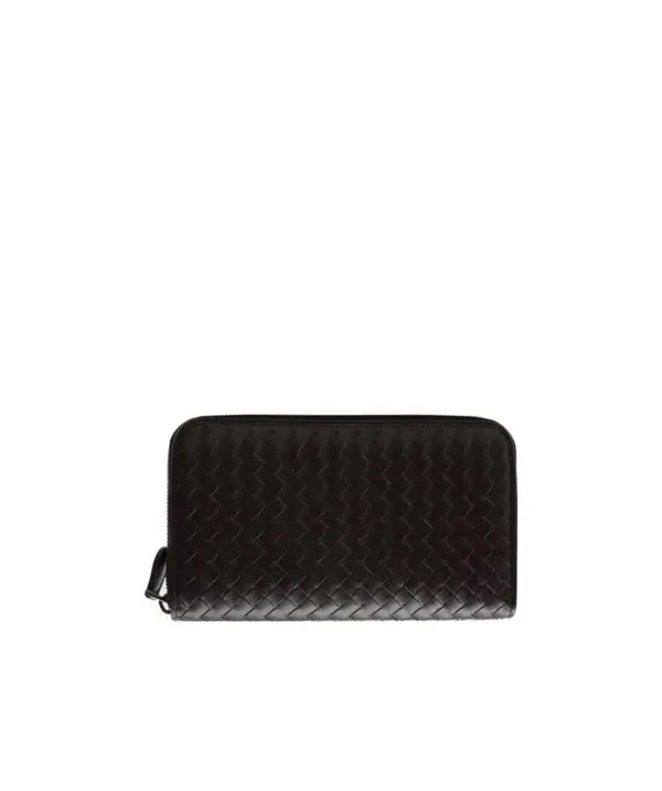 Bottega Veneta Long Purse - Brown