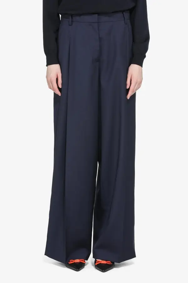 N.21 High-waisted Wide-leg Pants