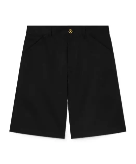 Versace Logo Patch Knee-length Shorts